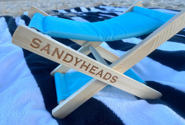 THE BEACH HEADREST- BABY BLUE – SandyHeads.com